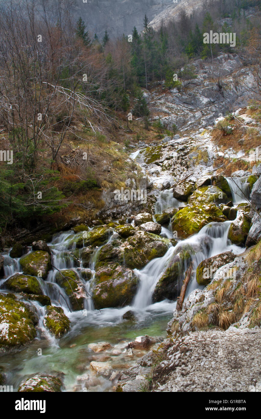 Source of Socha river in Slovenia Stock Photo - Alamy