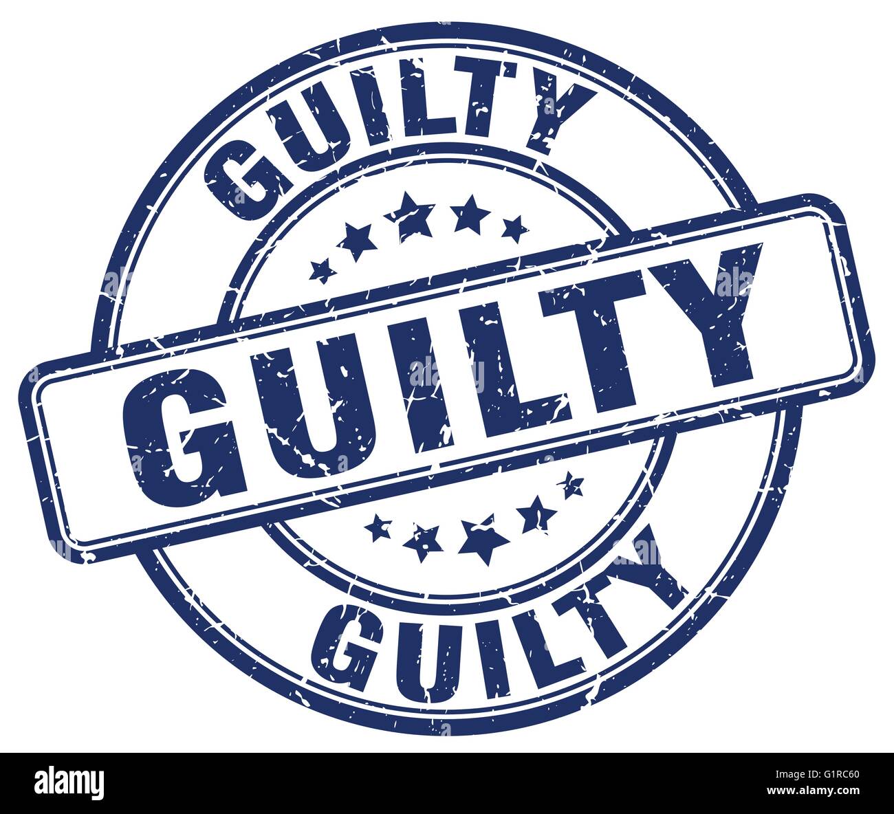 Guilty rubber stamp Stock Vector Images - Alamy