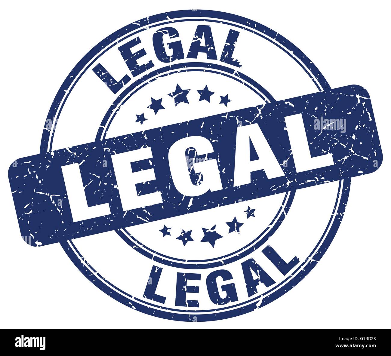 Legal round vintage grunge Stock Vector Images - Alamy