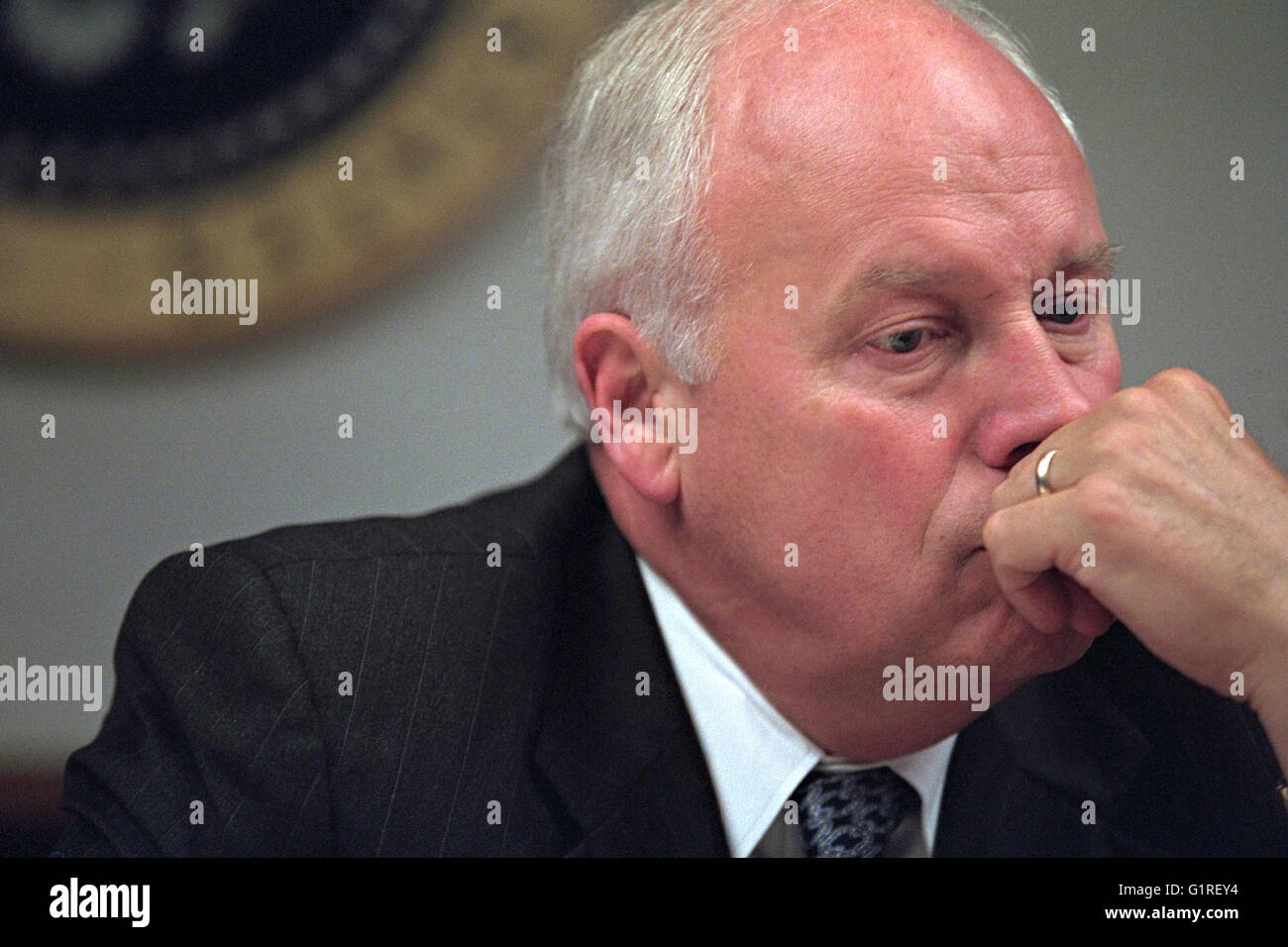 U.S Vice President Dick Cheney during a meeting in the Presidential ...
