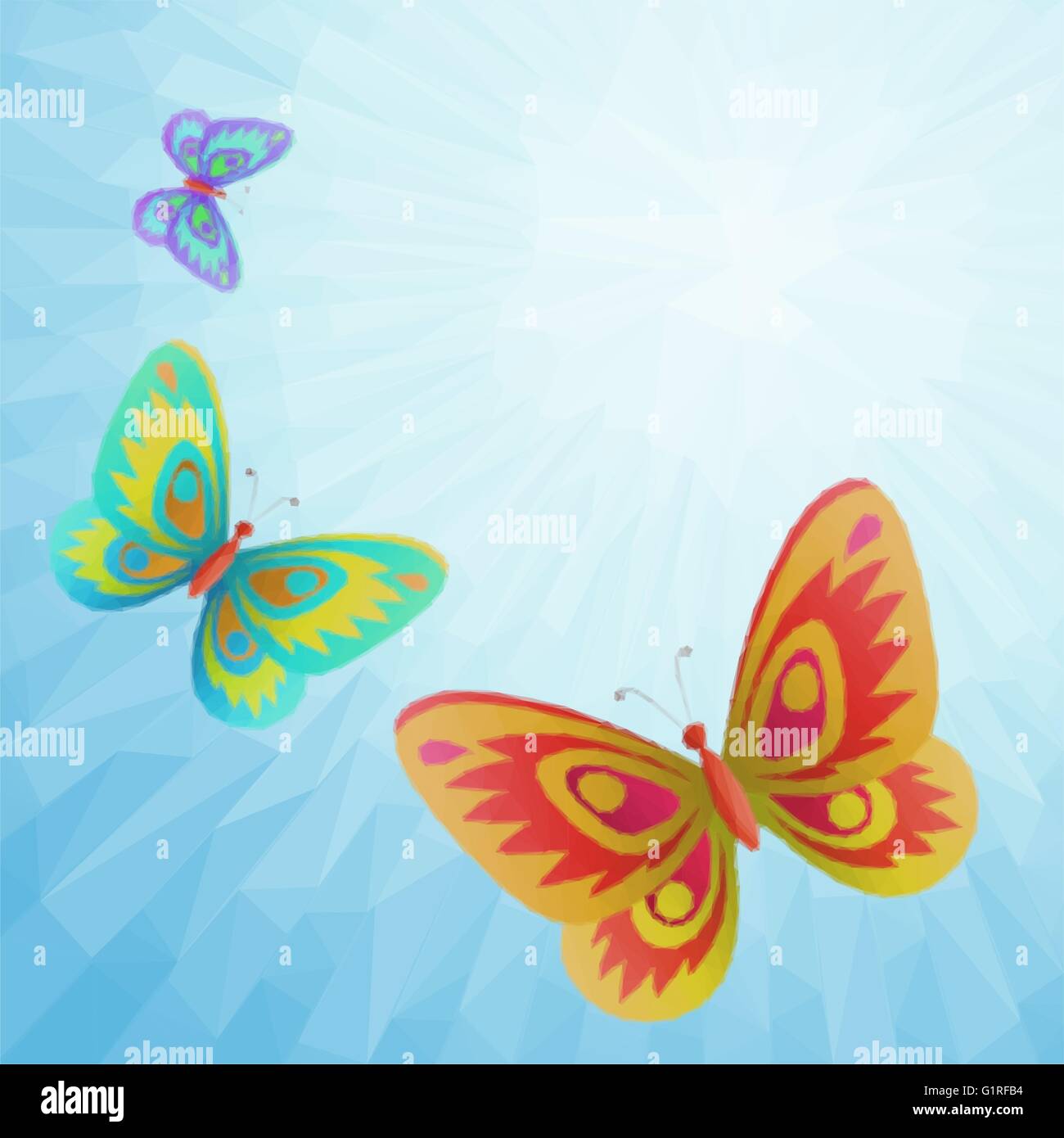 Low poly sun Stock Vector Images - Alamy