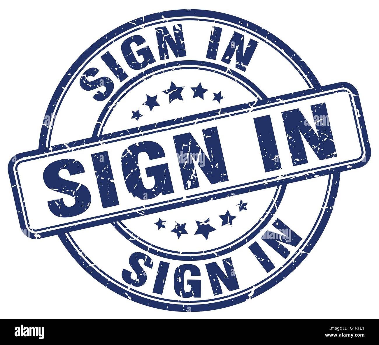 round grunge isolated vintage stamp sign Stock Vector Image & Art - Alamy