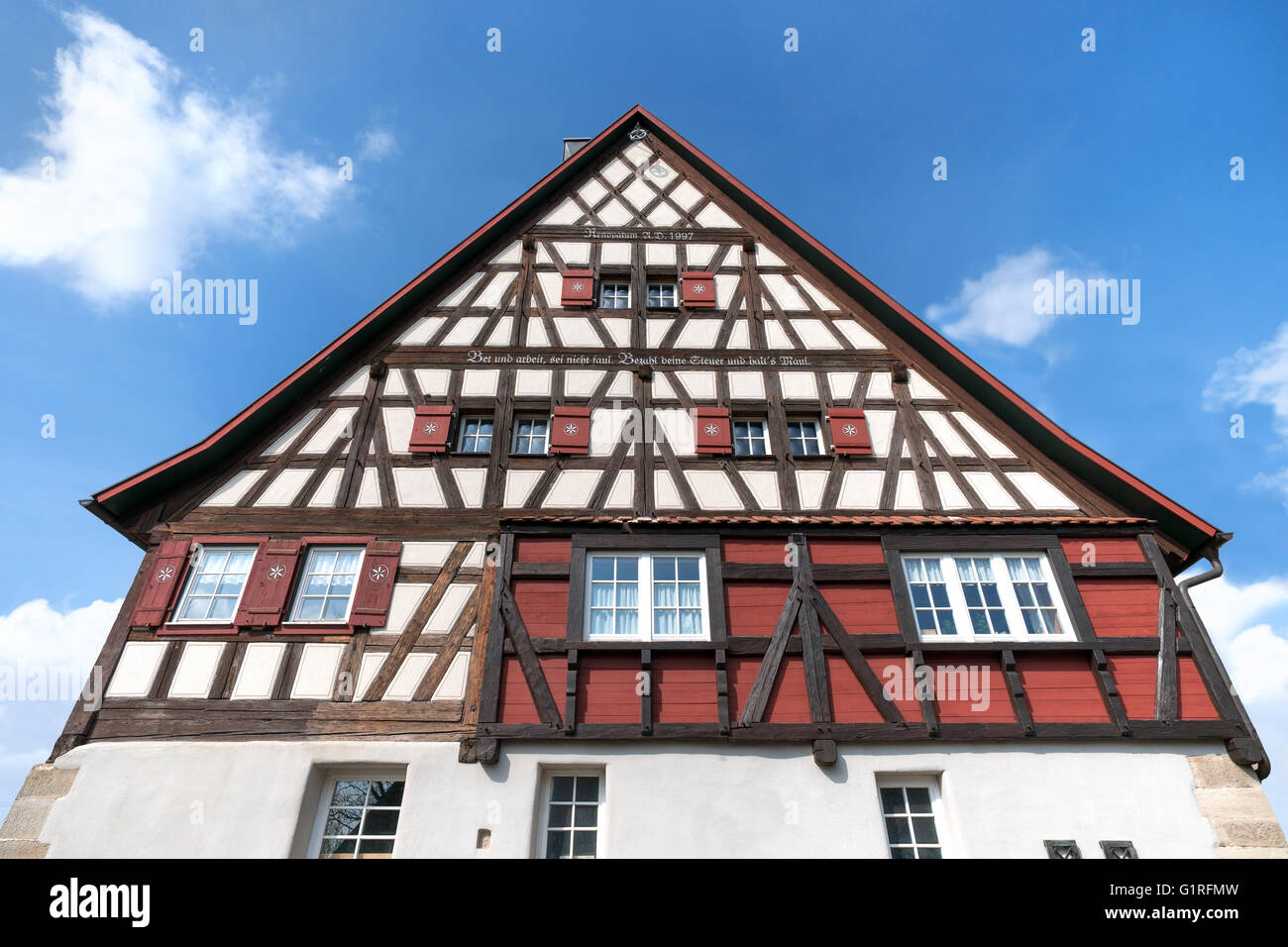 Half timbered gable hi-res stock photography and images - Alamy