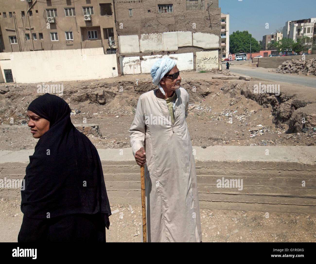 The back streets of Luxor, Egypt Stock Photo - Alamy