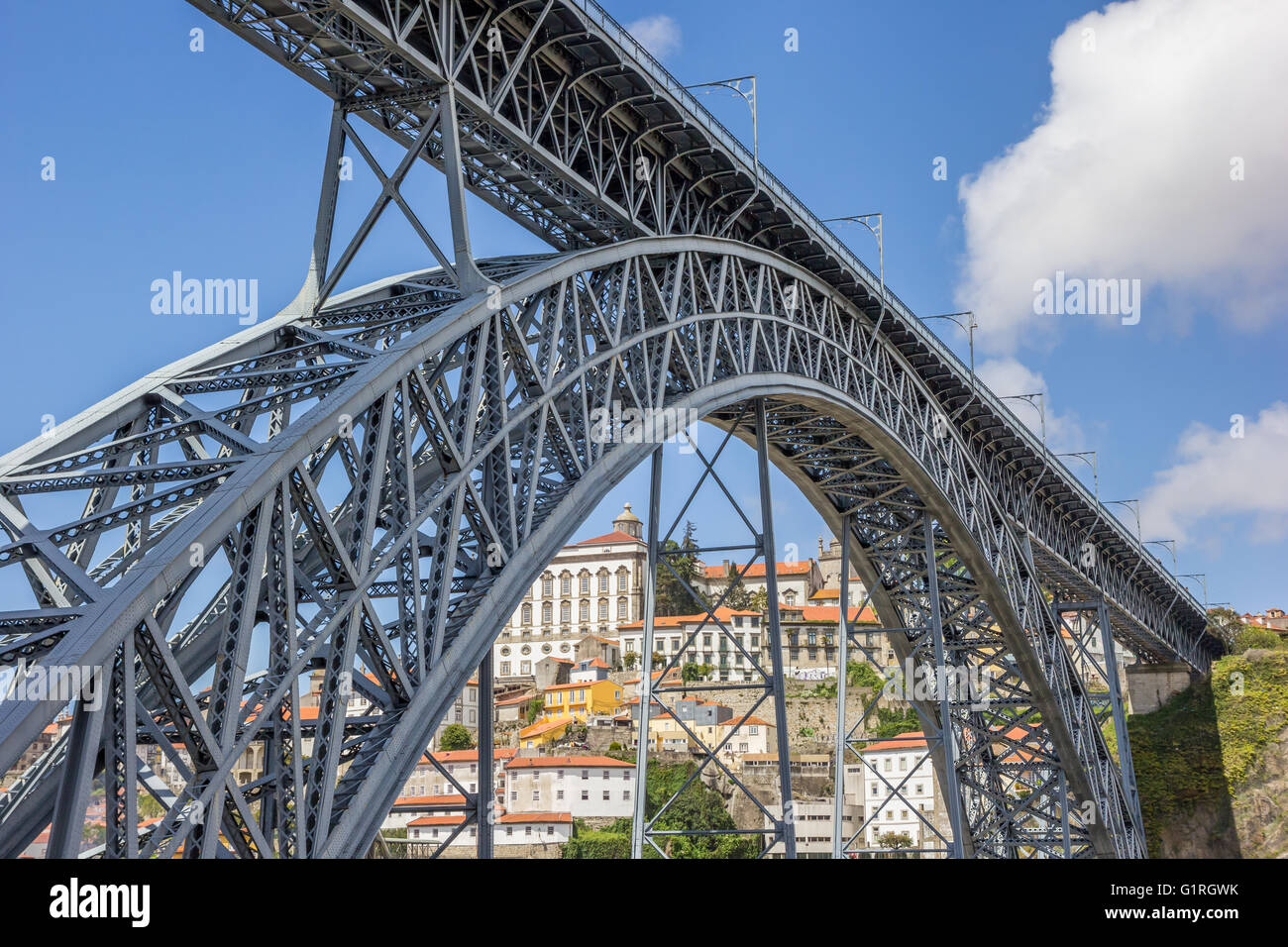 Old metal bridge portugal hi-res stock photography and images - Alamy