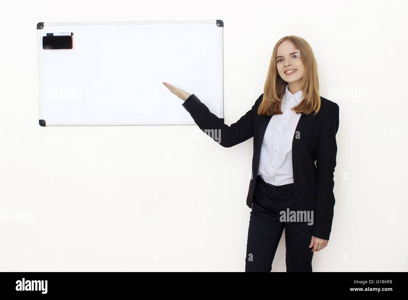 Portrait of coaching woman Stock Photo - Alamy