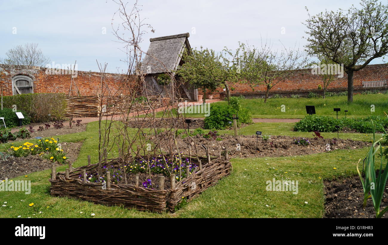 The Walled Garden, Cressing Temple, Essex, UK Stock Photo - Alamy