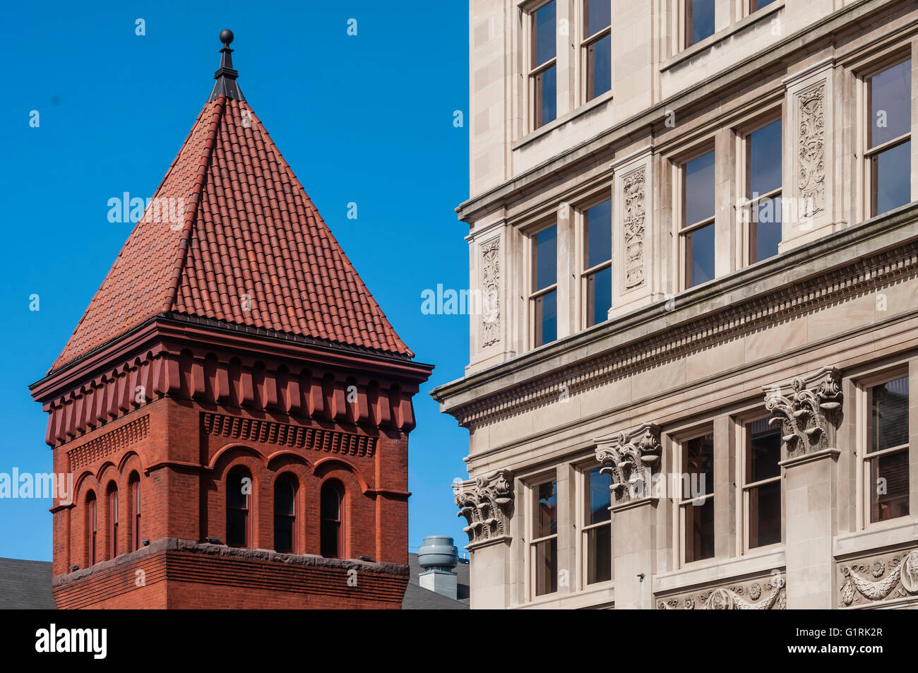 Lancaster PA architecture Stock Photo - Alamy