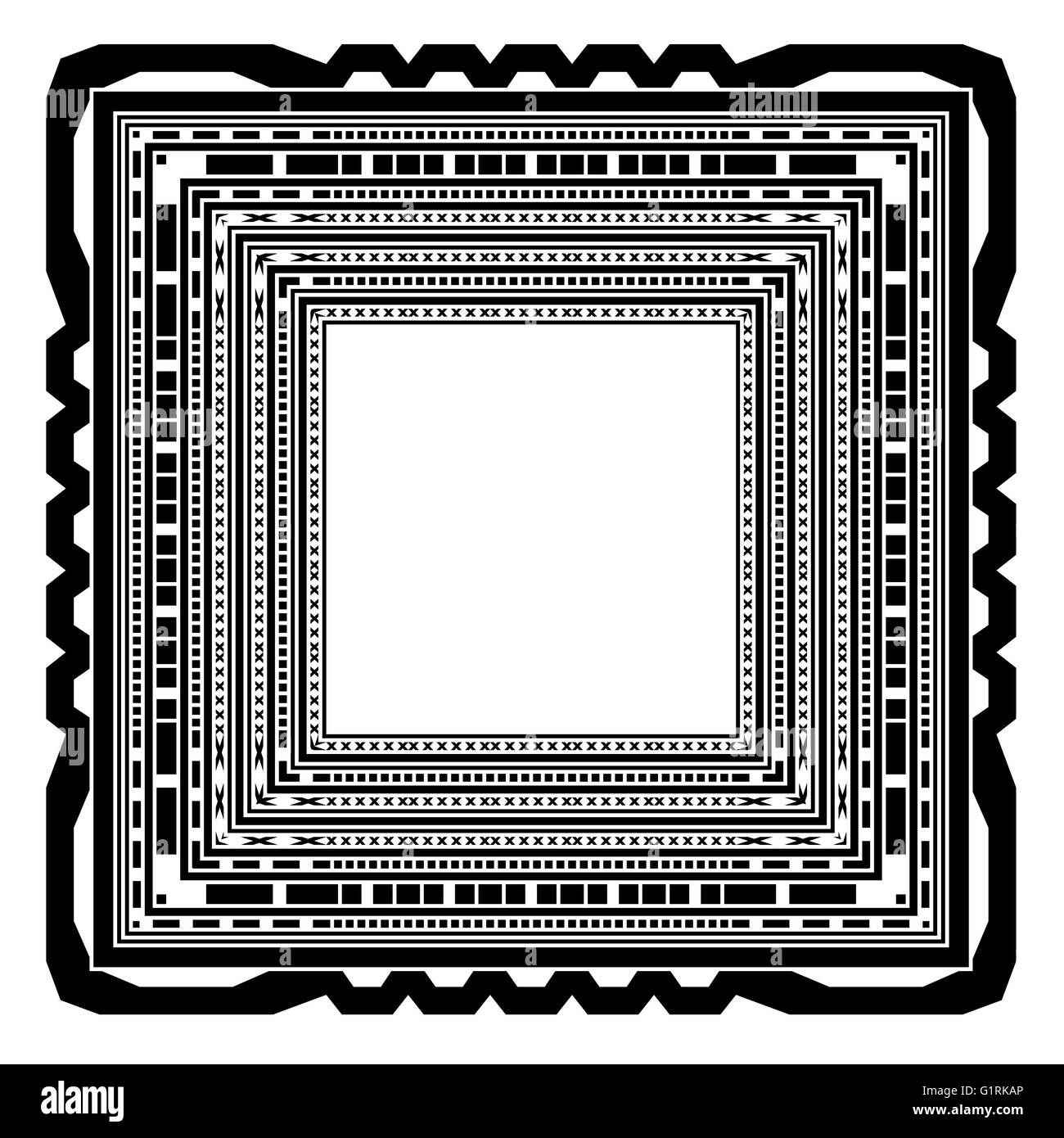 Square Frame Isolated Stock Photo - Alamy