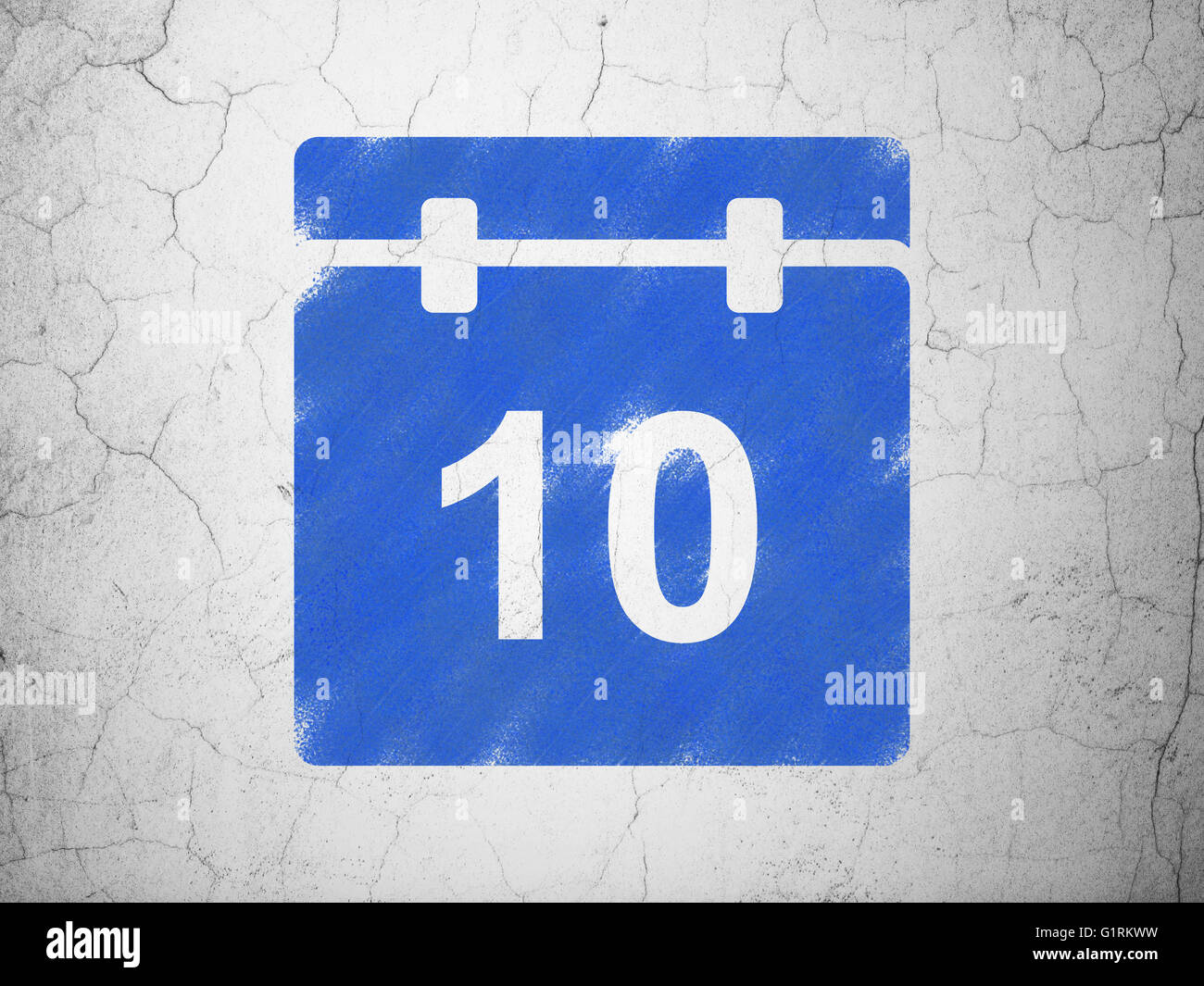 Timeline concept: Calendar on wall background Stock Photo - Alamy