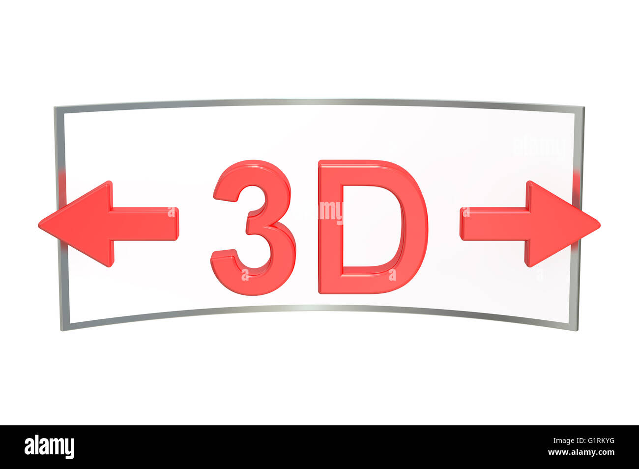 3D Virtual Tour concept, 3D rendering isolated on white background ...