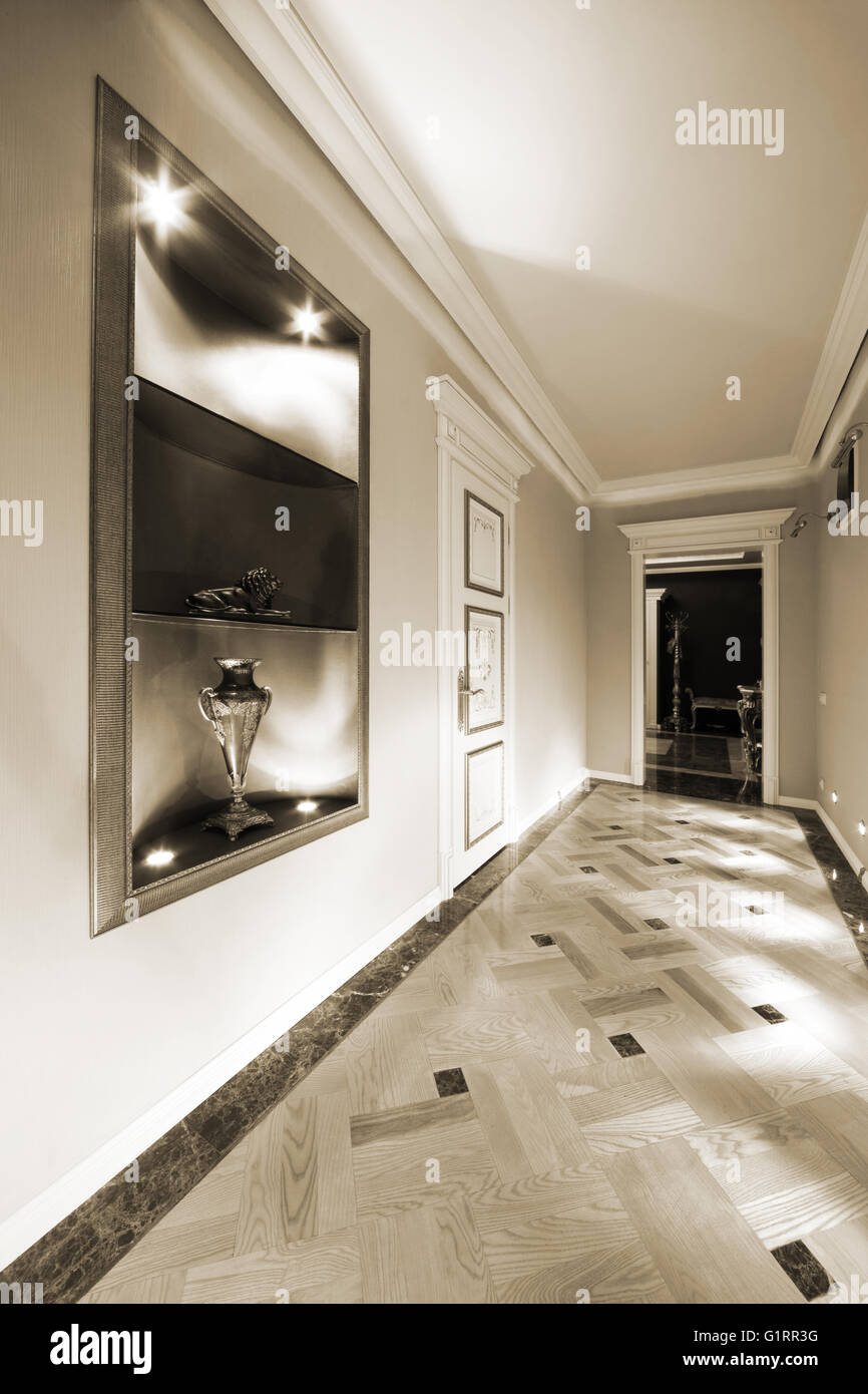 Beautiful Long Corridors Design Of A Long Corridor (51 Photos): Ideas