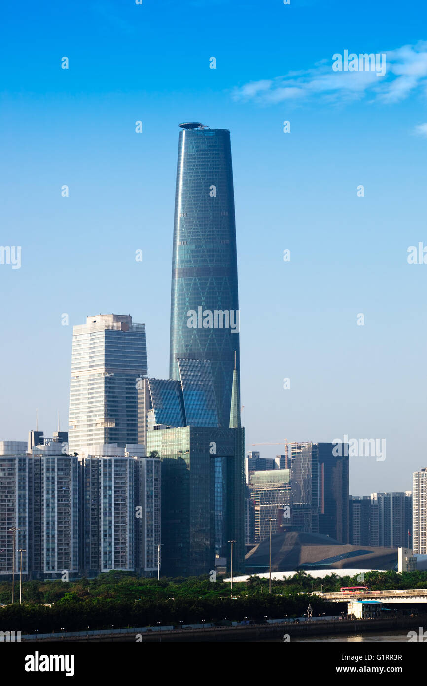 beautiful skyscraper in the modern city Stock Photo - Alamy