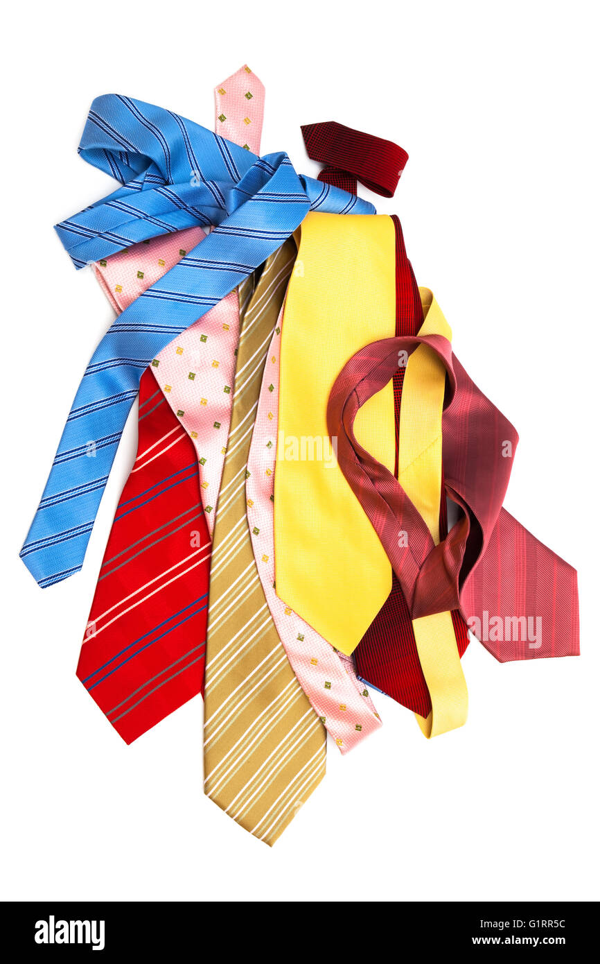 Pink ties Cut Out Stock Images & Pictures - Alamy