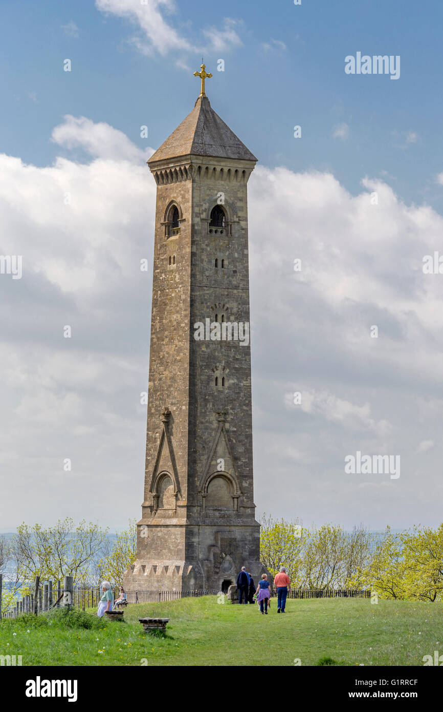 The Tyndale Monument, North Nibley, Gloucestershire, England, UK Stock ...