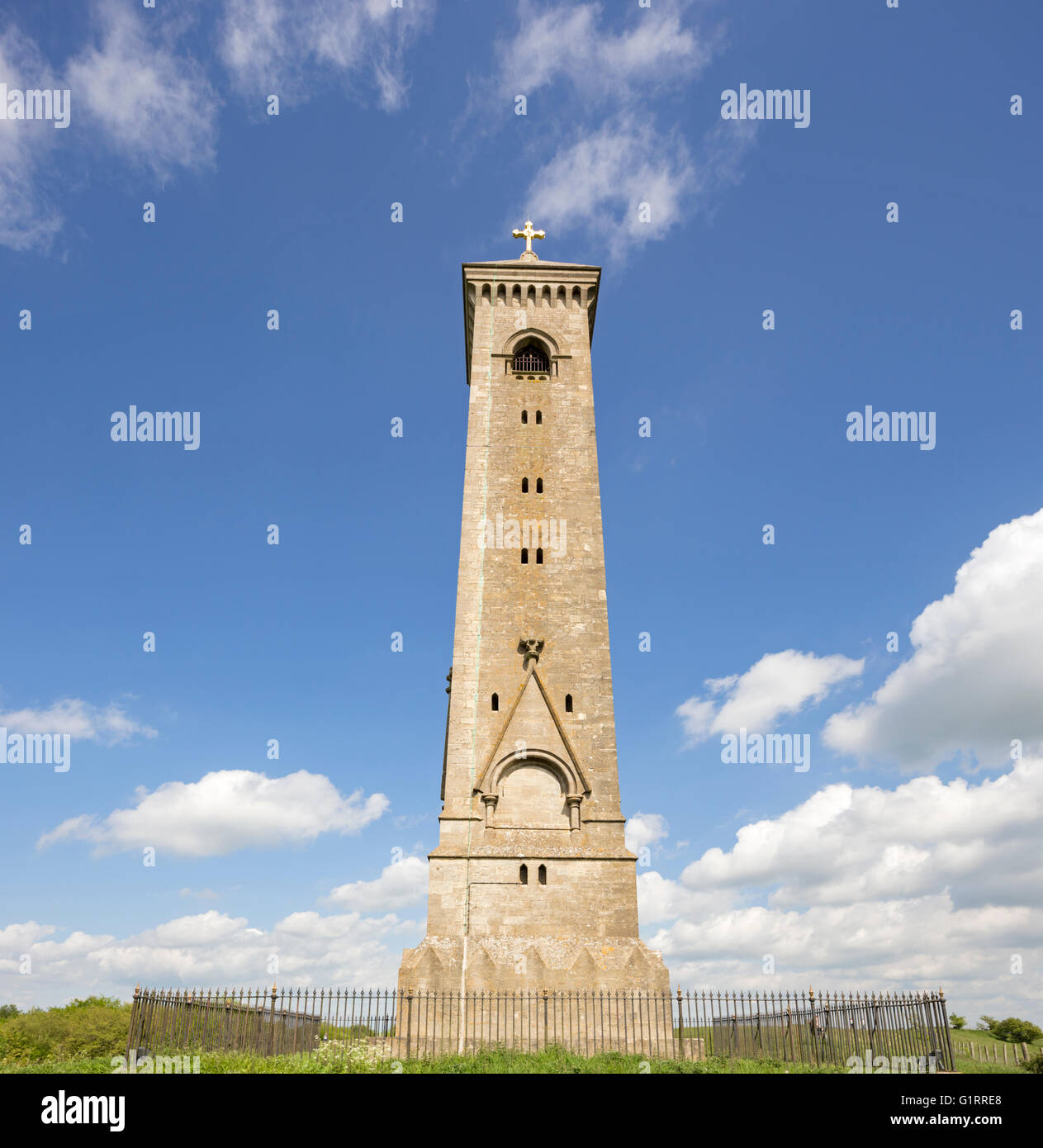 The Tyndale Monument, North Nibley, Gloucestershire, England, UK Stock ...
