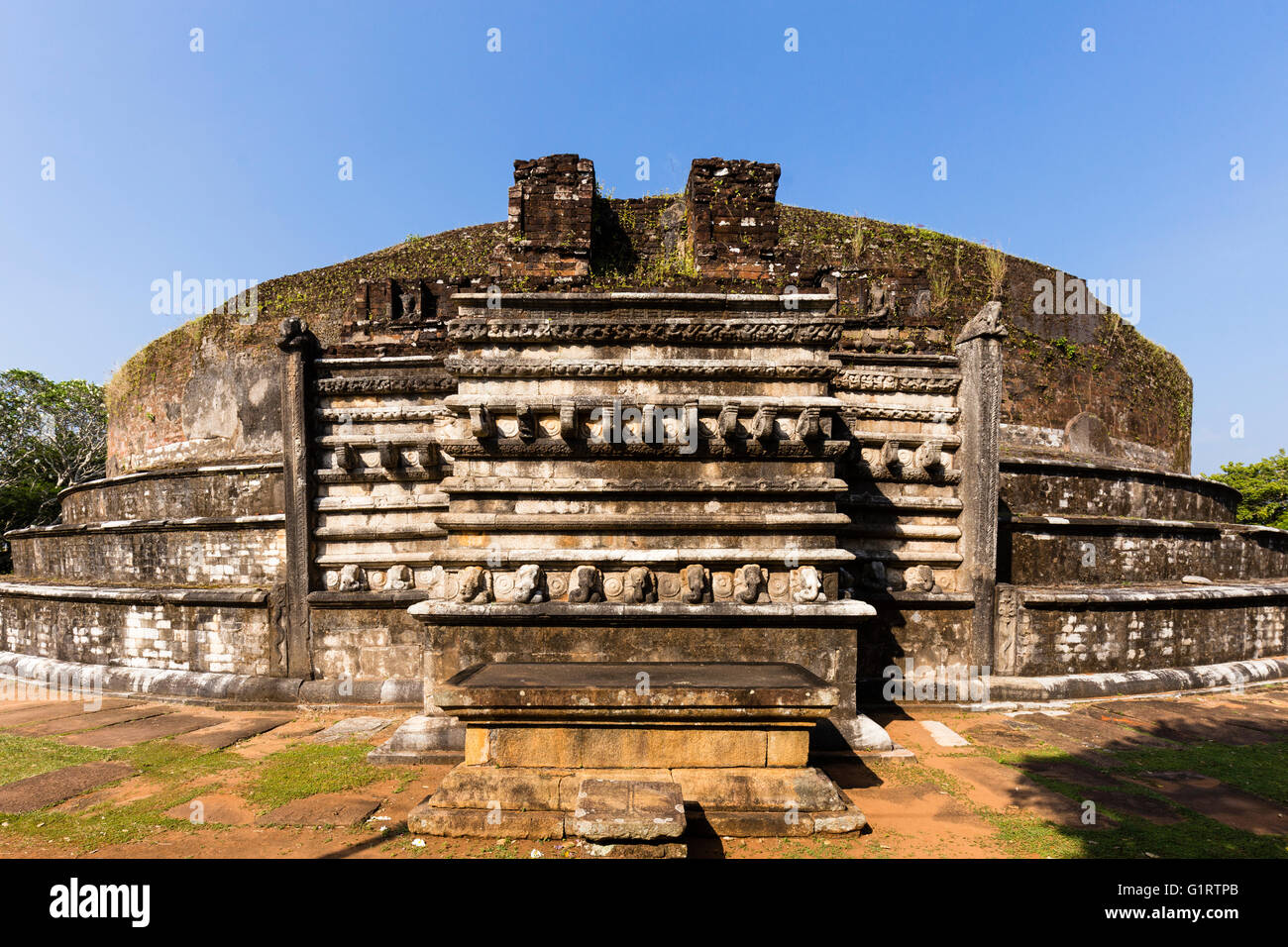 Et Vihara, Monastery of the Elephant, Mihintale, Sri Lanka Stock Photo ...
