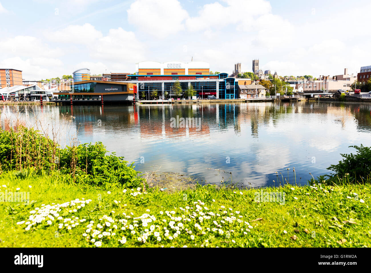 Lincoln uk brayford pool waterfront hi-res stock photography and images ...