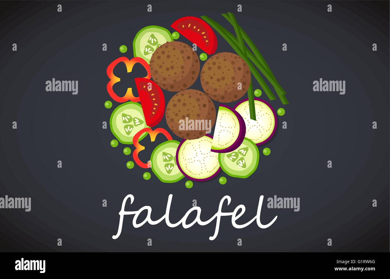 Top view traditional turkish Stock Vector Images - Alamy