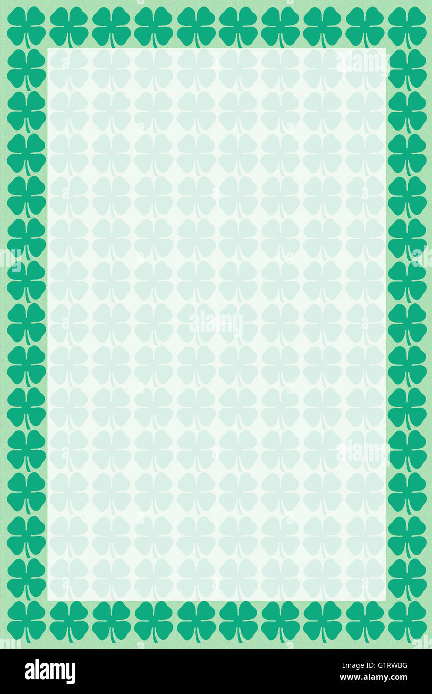Mint Green Design Border