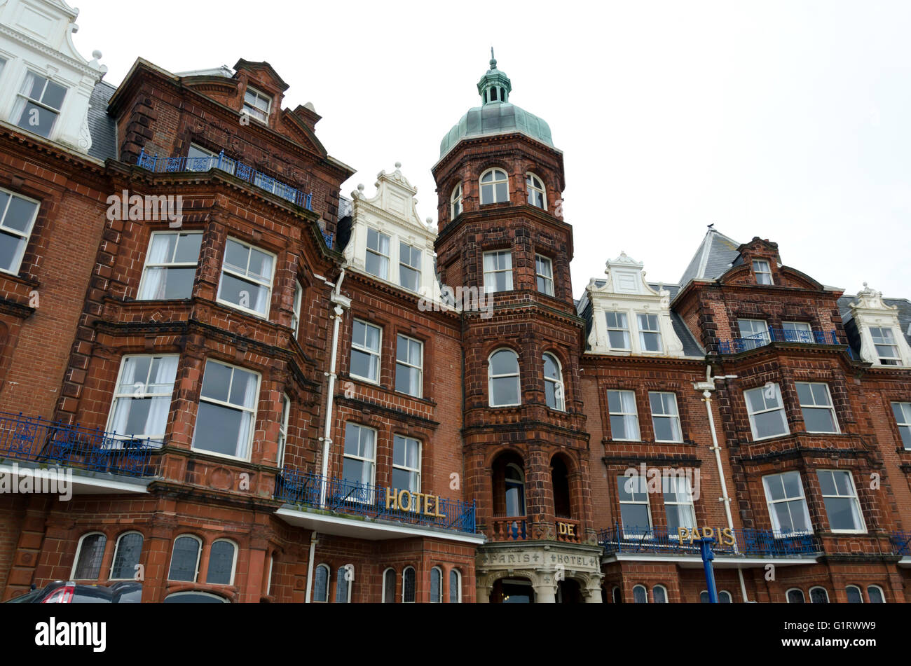 Large Victorian hotel in the seaside holiday resort of Cromer in North ...