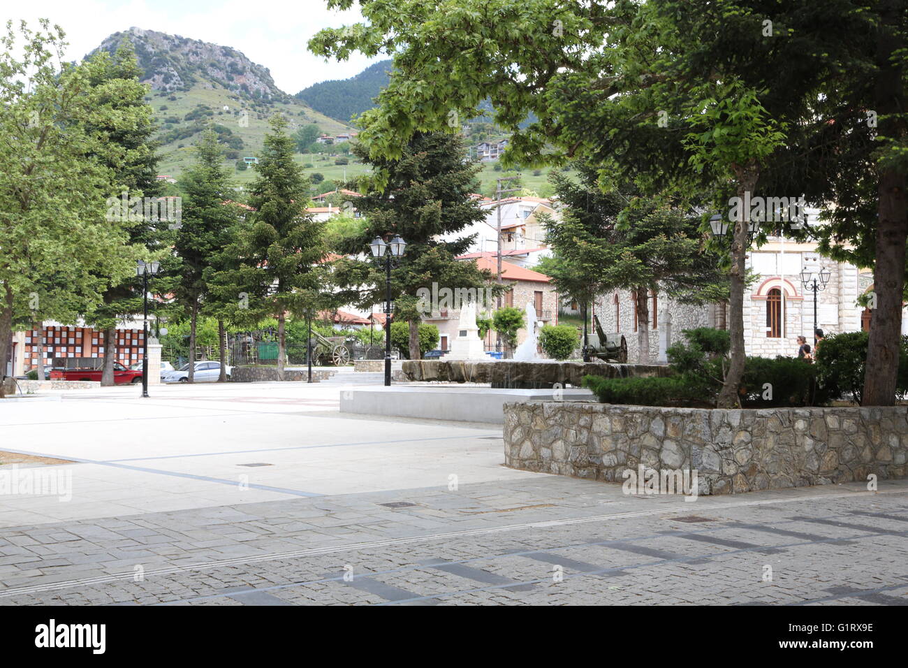 Kalavryta village, Greece Stock Photo - Alamy