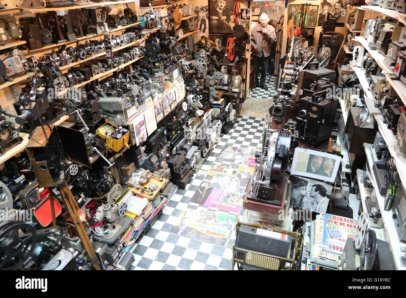 Cinema film projectors museum hi-res stock photography and images - Alamy