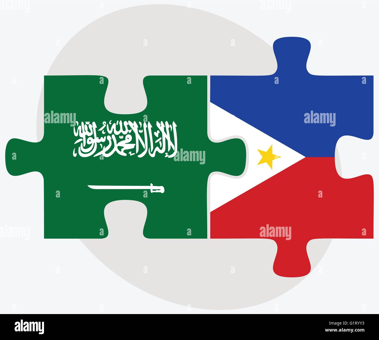 Saudi arabia philippines flag hi-res stock photography and images - Alamy