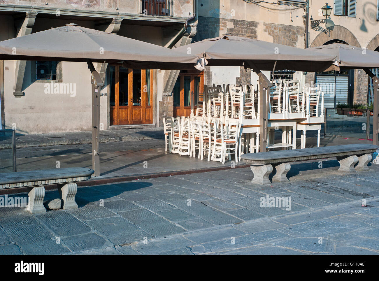 Upside down tables hi-res stock photography and images - Alamy