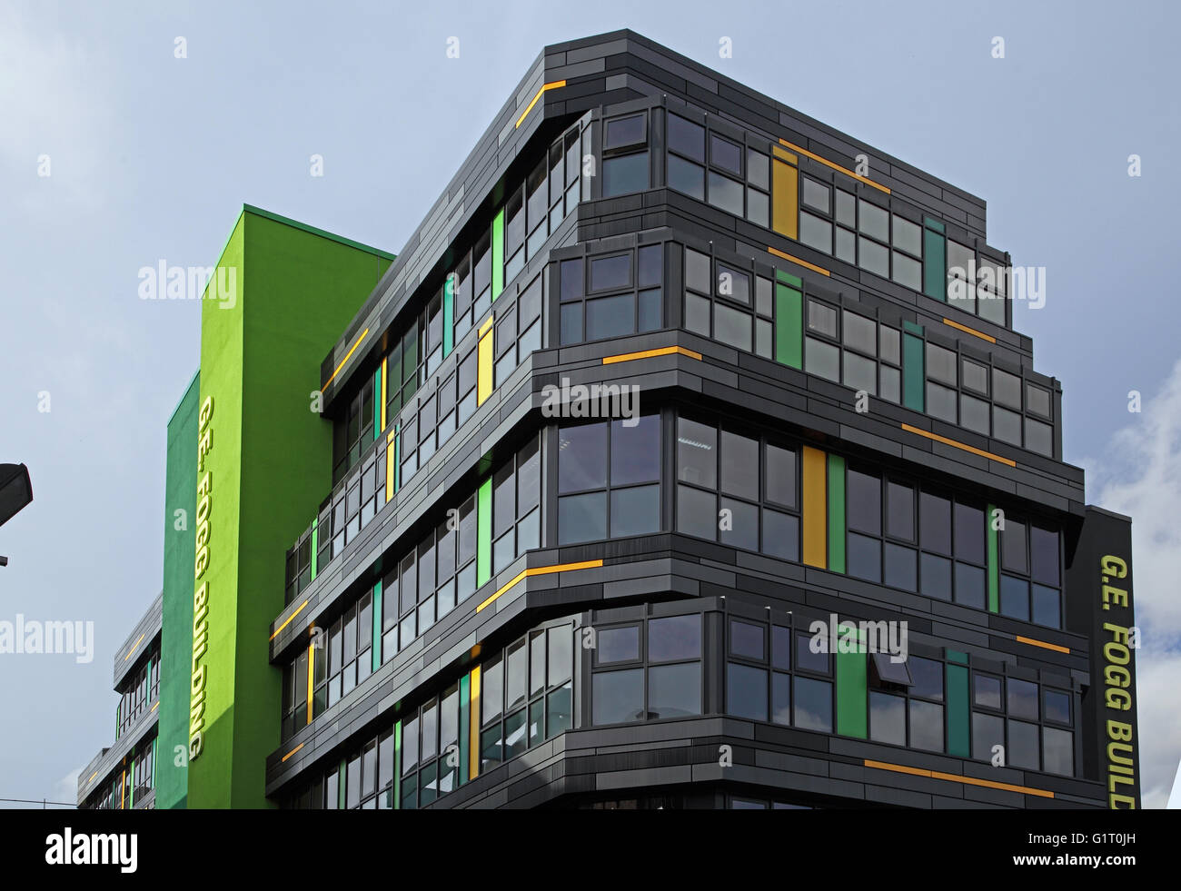 G E Fogg Building, Queen Mary University, London. A 1960's concrete ...