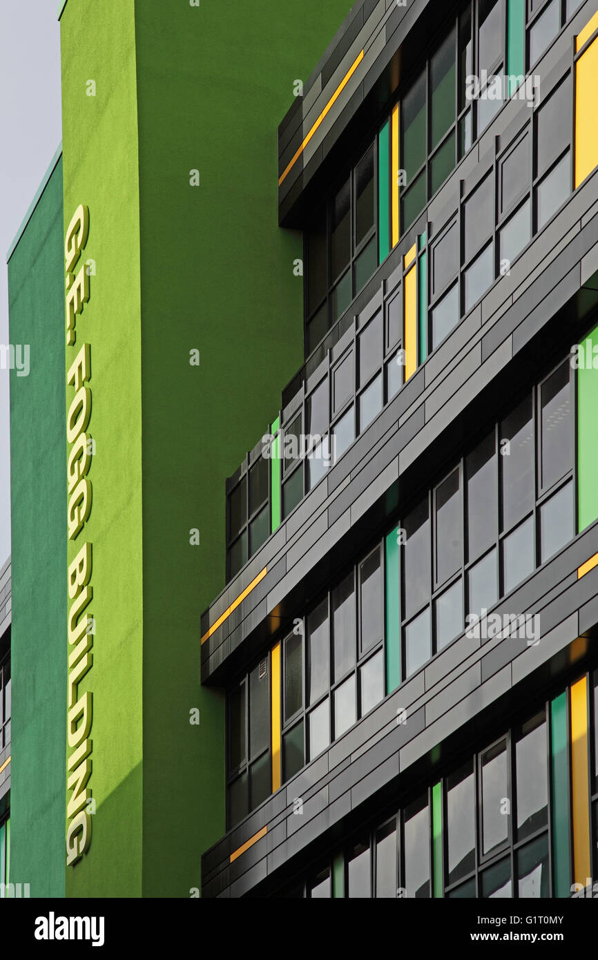 G E Fogg Building, Queen Mary University, London. A 1960's concrete ...