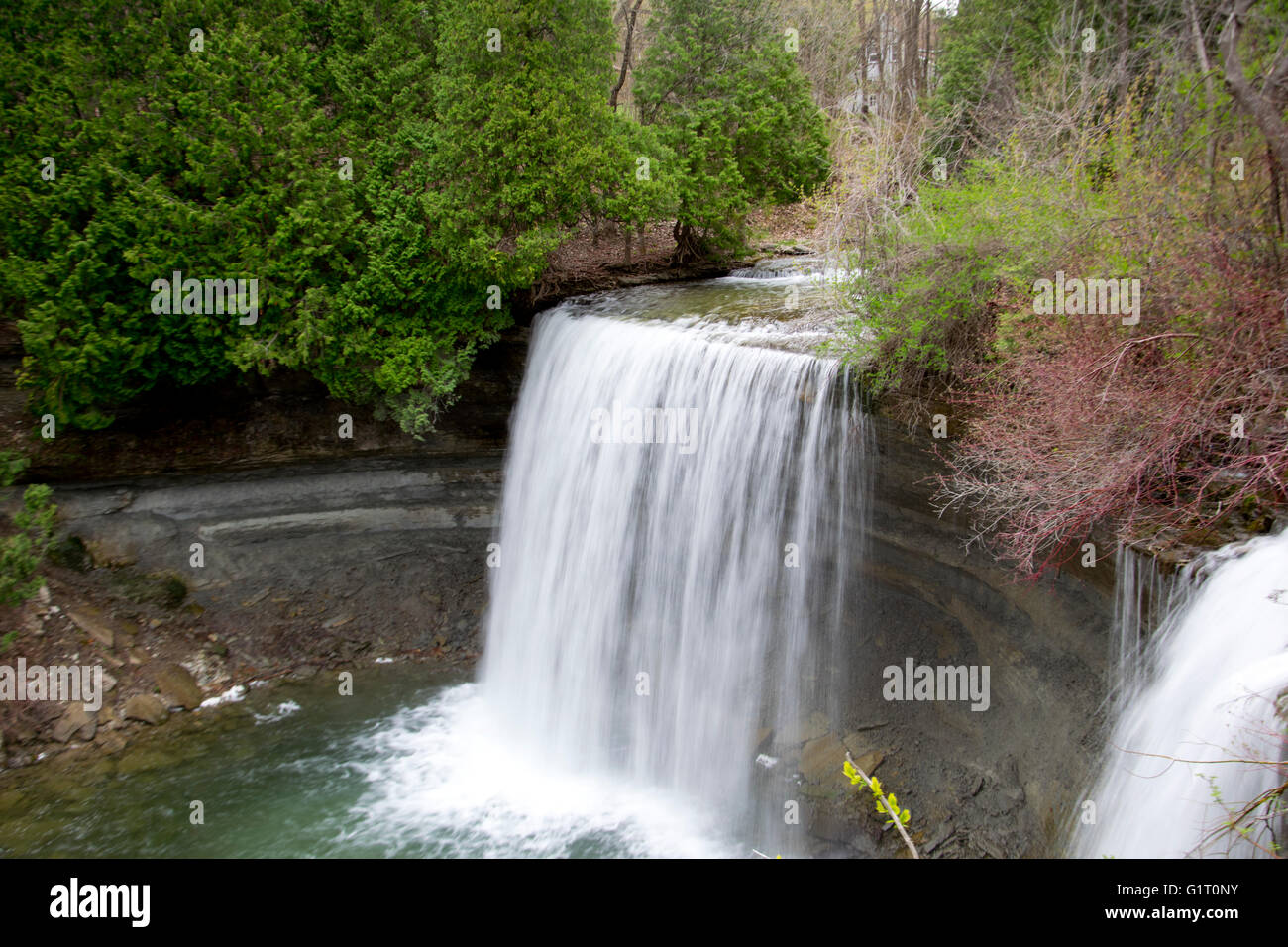 Bridal Veil Falls on Manitoulin Island, Ontario Stock Photo - Alamy