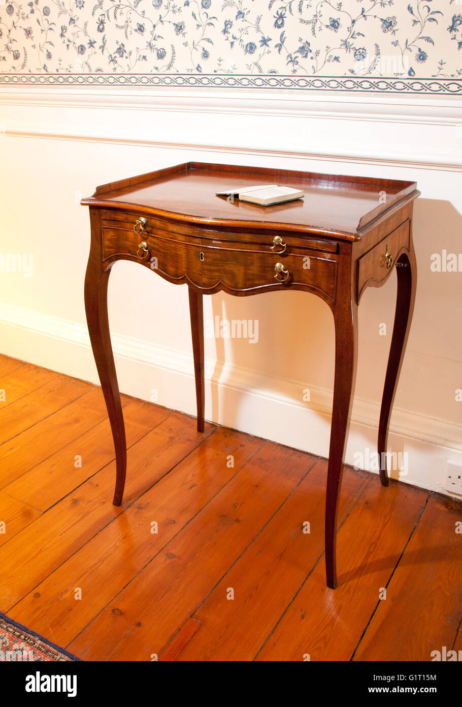 A Chippendale writing table which forms part of the collection at ...