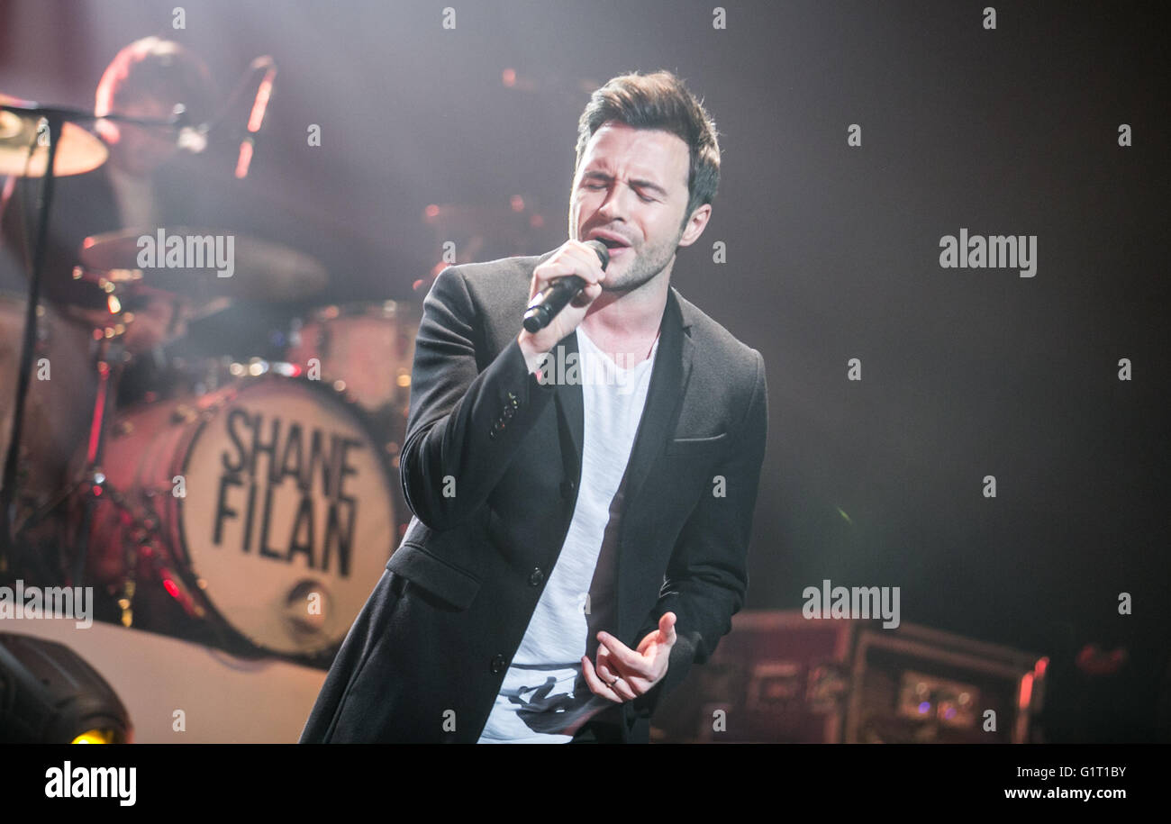 Shane Filan performing at The Pavilion Bournemouth Stock Photo - Alamy