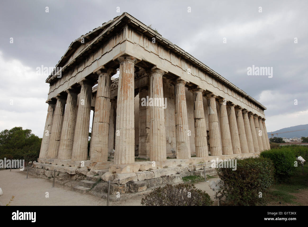 Temple of Hephaestus, Ancient Greek place of worship, built in the ...