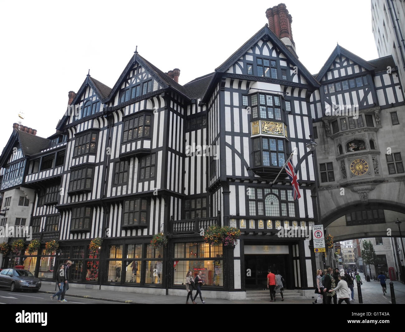 Liberty Department Store, Great Marlborough Street, London, UK Stock ...