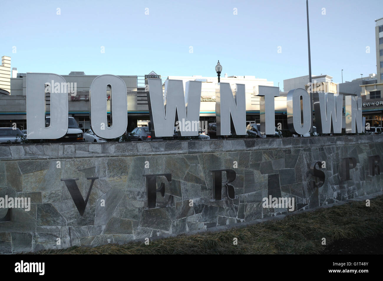 Silver spring maryland downtown hi-res stock photography and images - Alamy