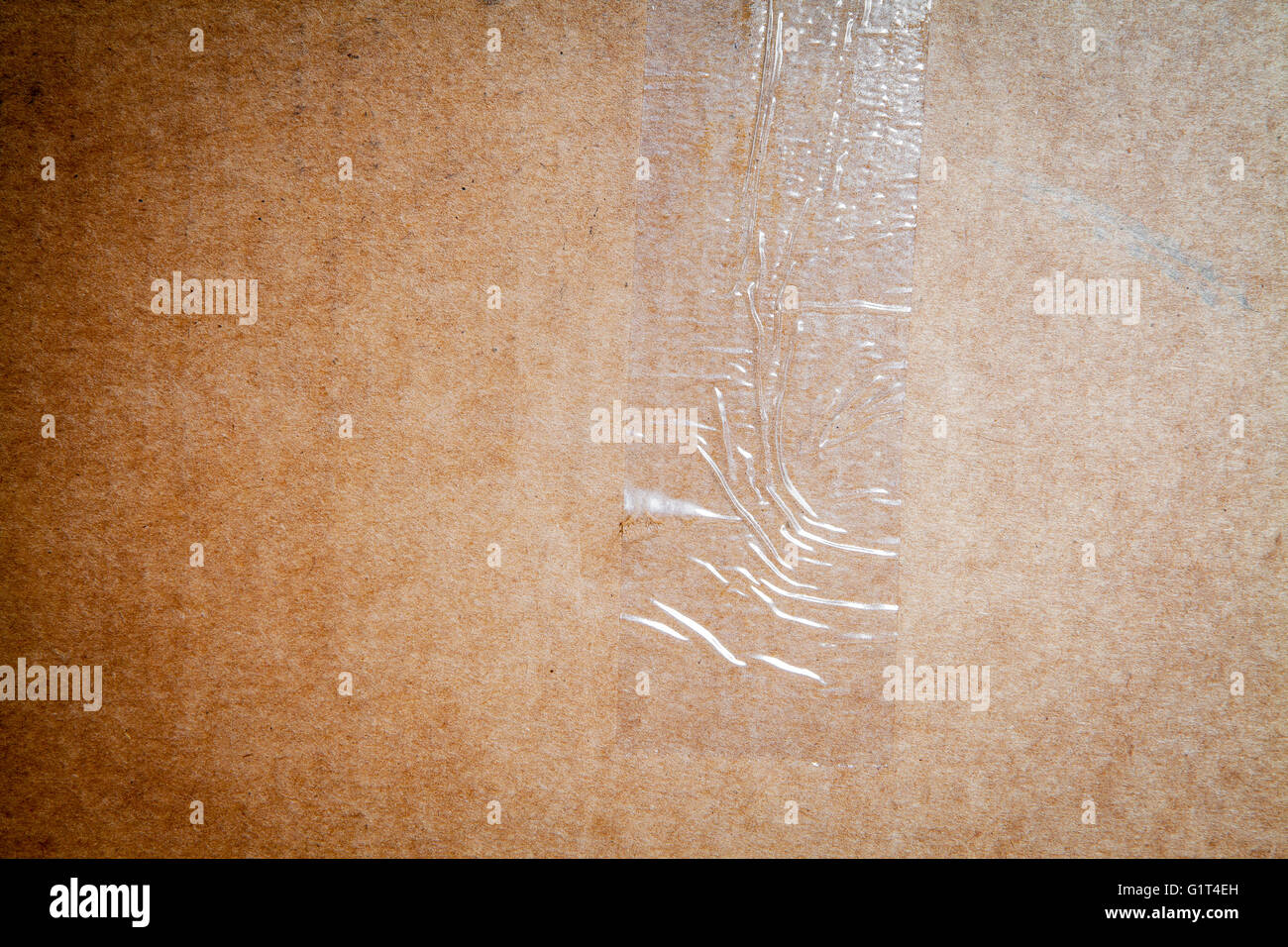 carton texture with transparent tape Stock Photo - Alamy