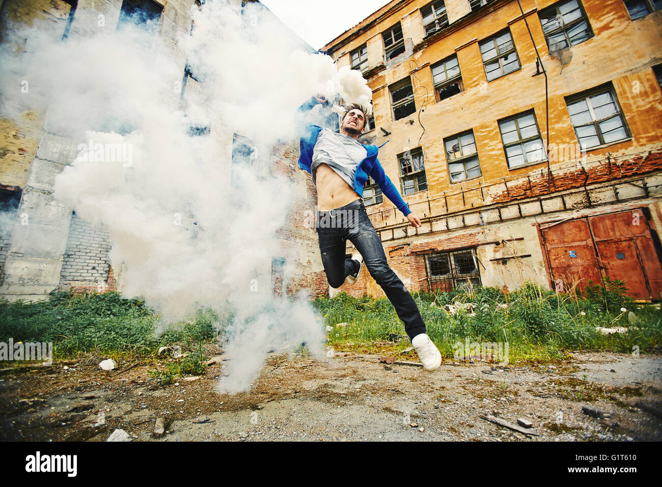 Aggressive protest hi-res stock photography and images - Alamy