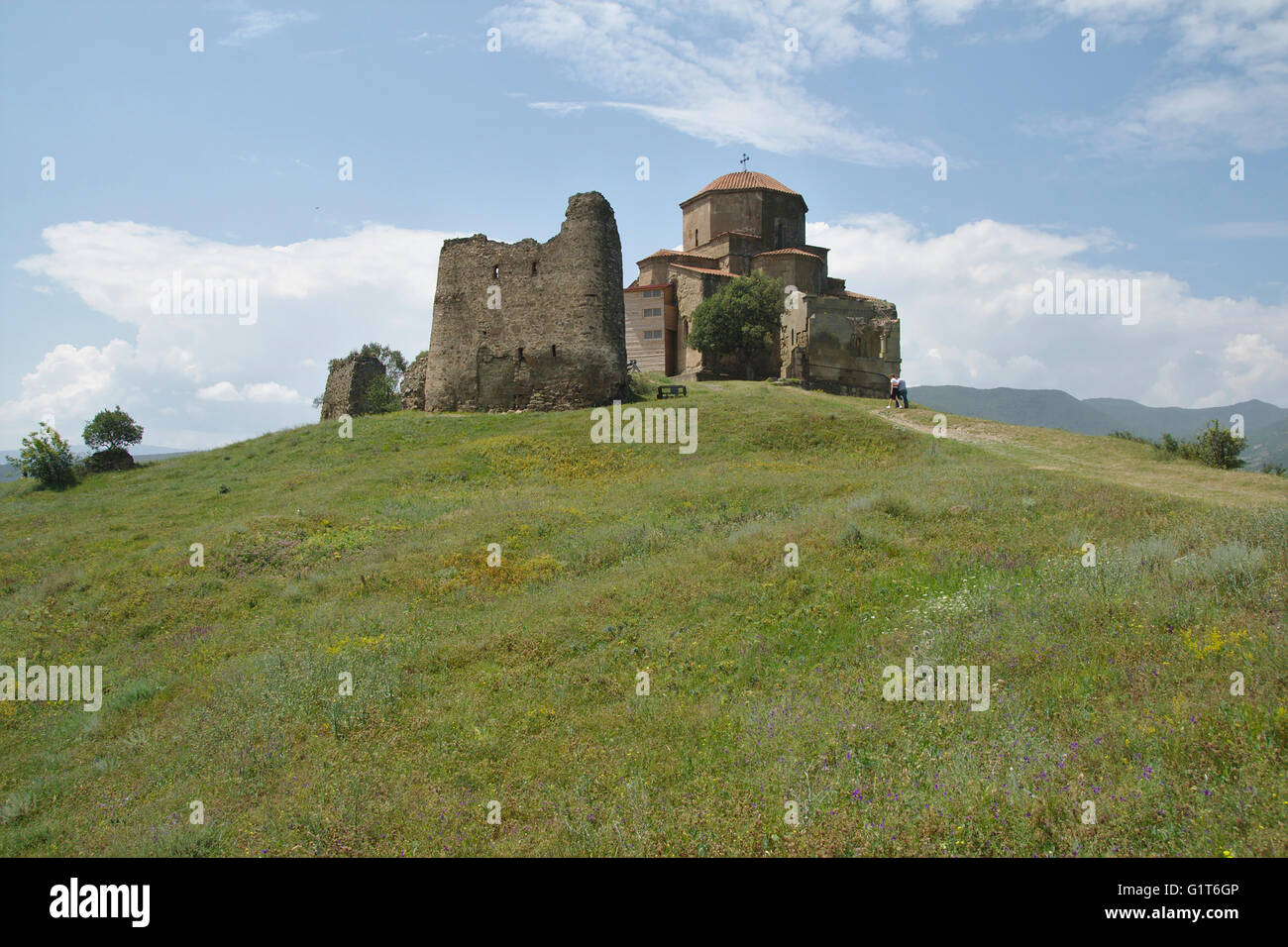 Jvari church near Mtskheta, Georgia Stock Photo - Alamy