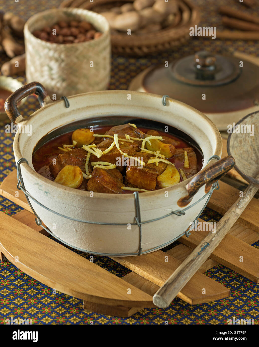 Gaeng Hang Lay. Northern Thai Pork Curry. Thailand Food Stock Photo - Alamy