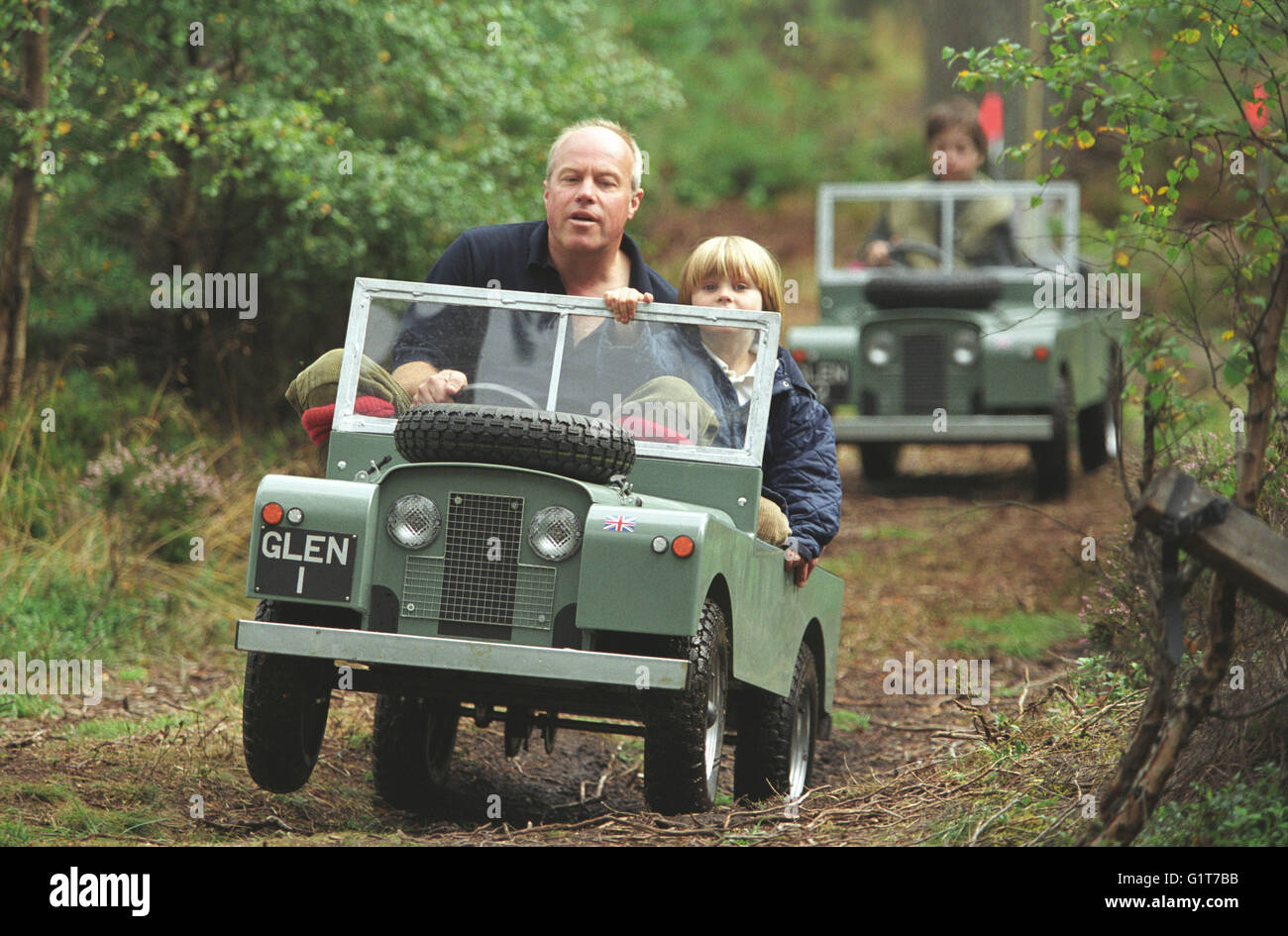 gleneagles junior off road driving in scaled down mini land rover Stock ...