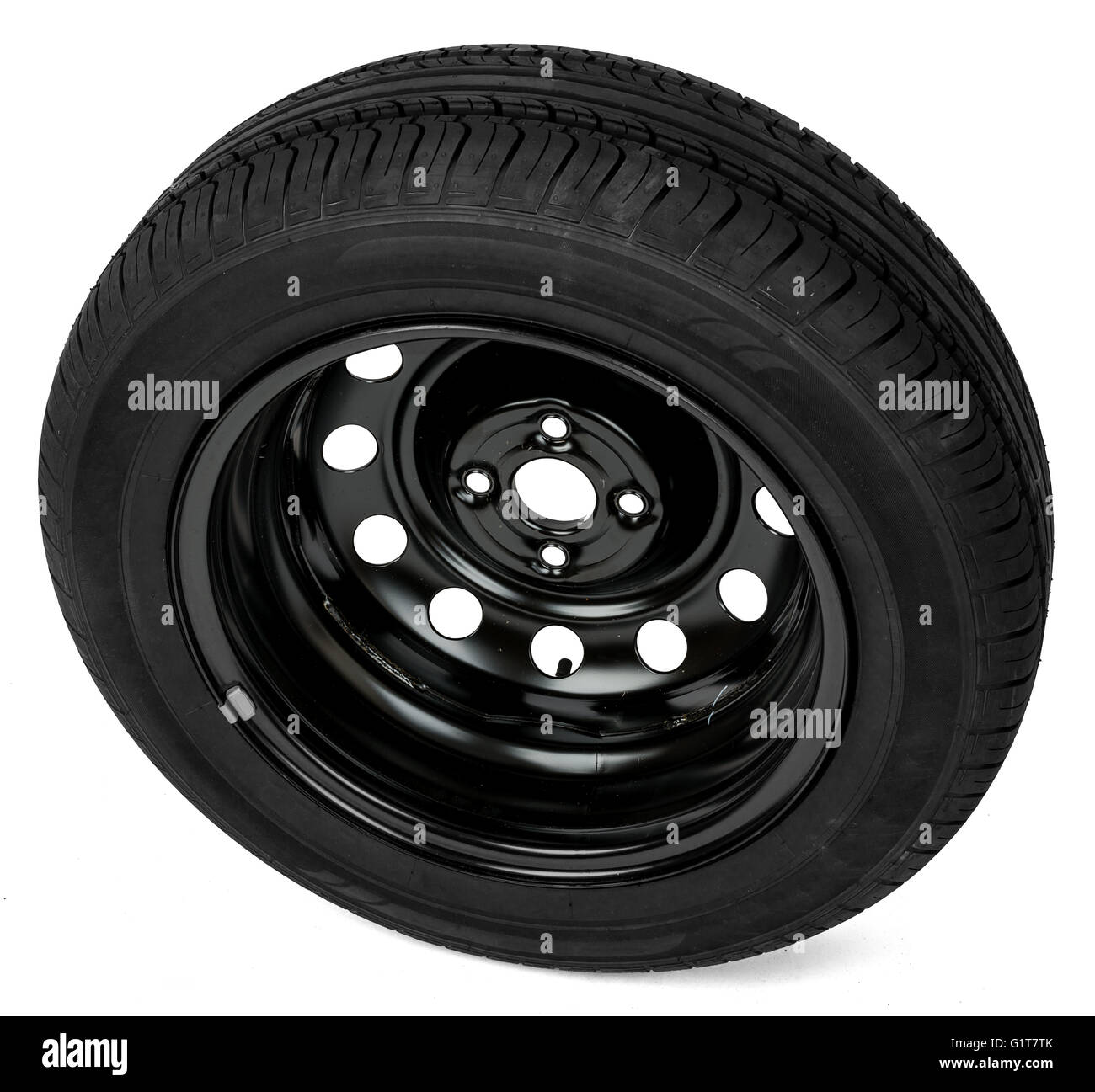 Car tyre, prespective view Stock Photo - Alamy