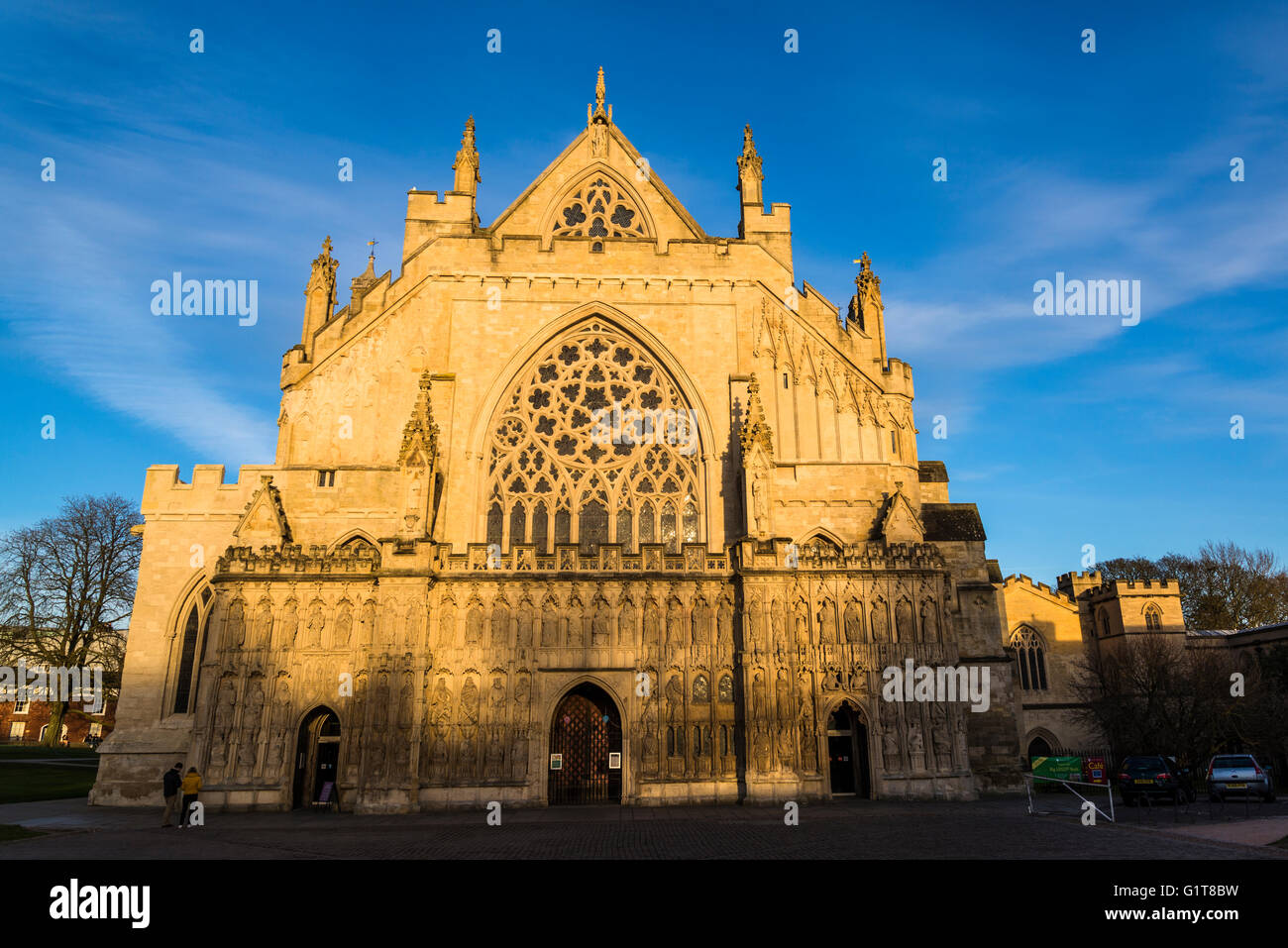 Exeter cathedral exterior hi-res stock photography and images - Alamy