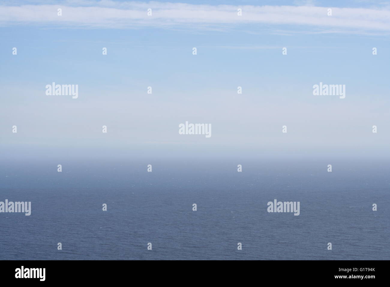 A sea view with blue skies Stock Photo - Alamy