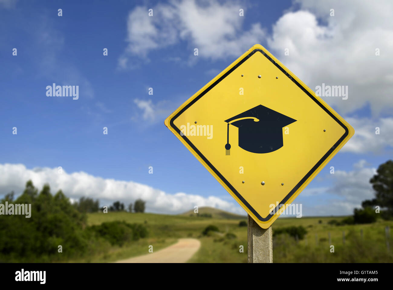 Graduation cap icon hi-res stock photography and images - Alamy