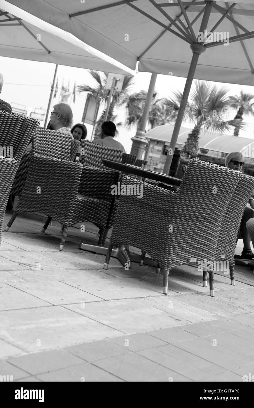 Seating area Black and White Stock Photos & Images - Alamy