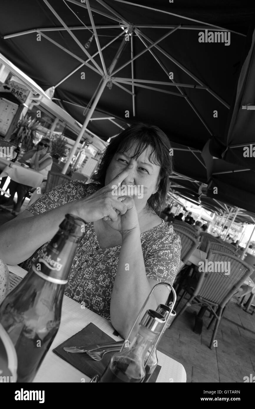 Enjoying victory Black and White Stock Photos & Images - Alamy