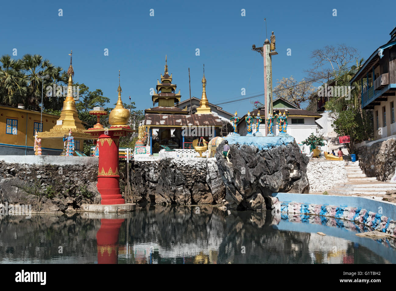 Hot water temple hi-res stock photography and images - Alamy