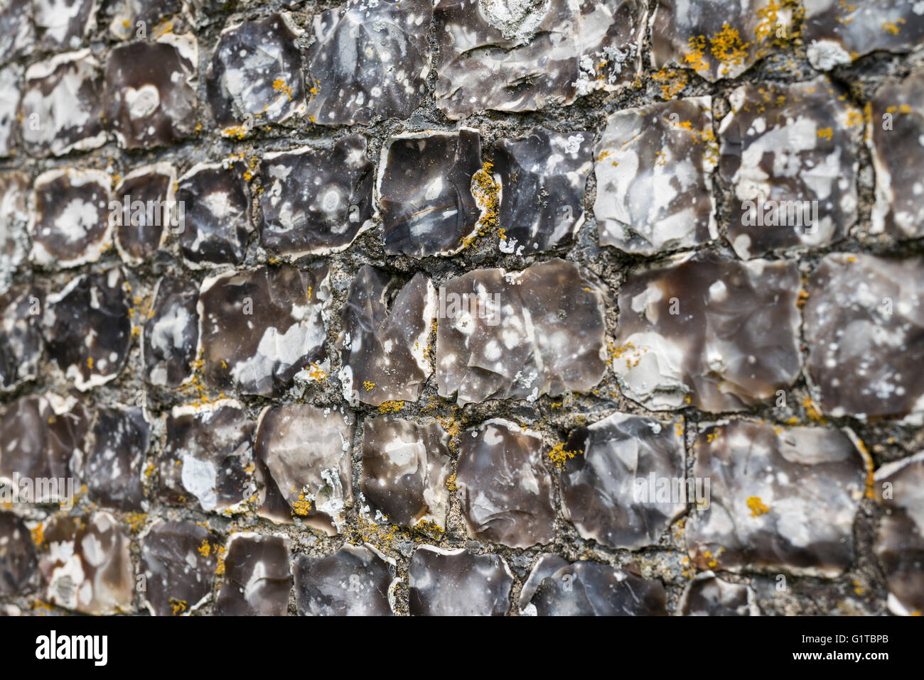 Vernacular architecture using flint stone for the walls of St James's ...